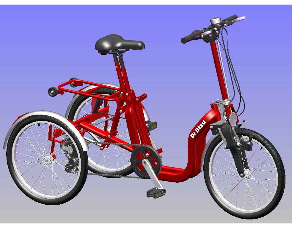 Di Blasi R32 zložljiv tricikel - Ritoša - spletna trgovina